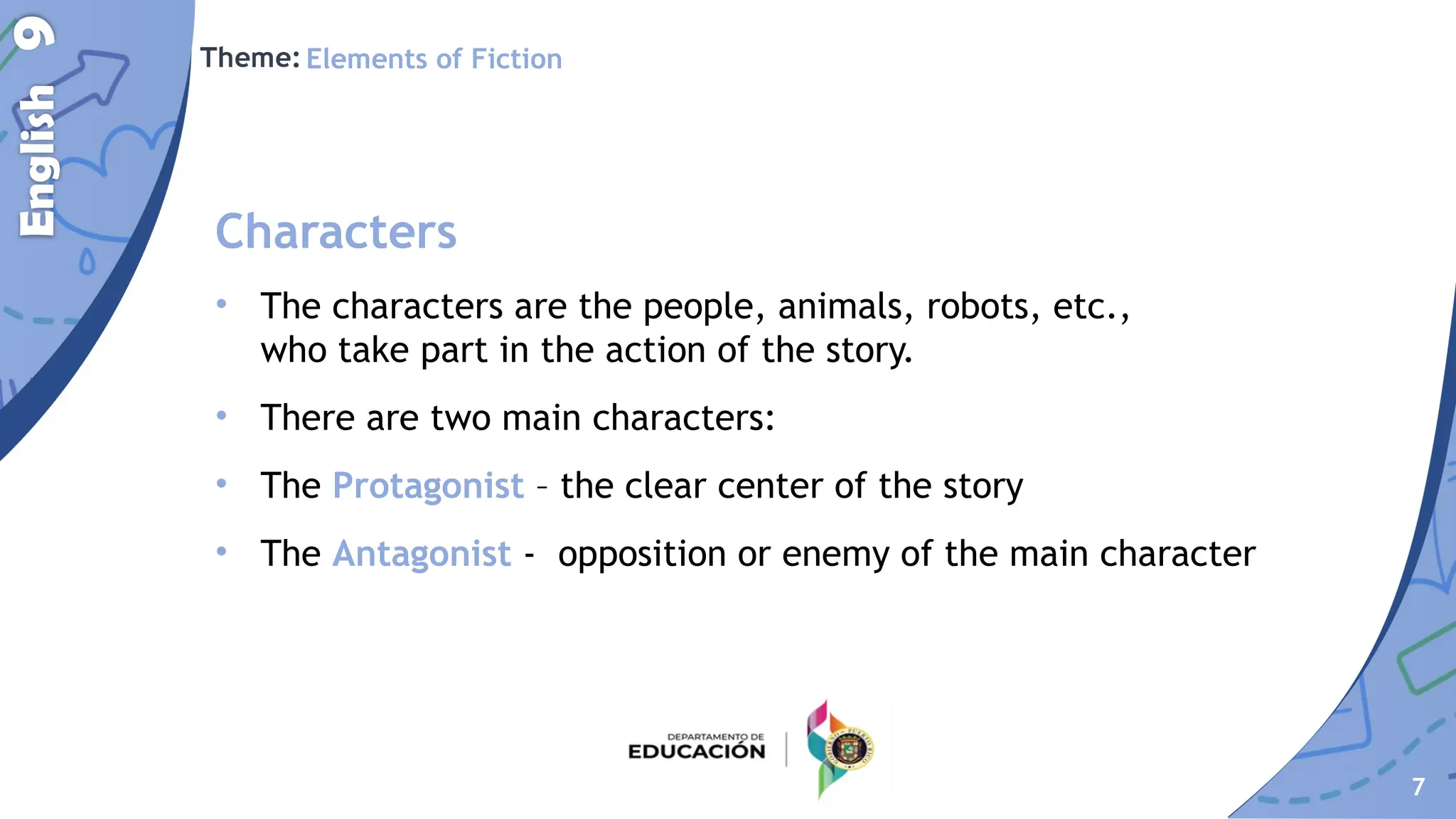ENGLISH 9.U1.W3 PRESENTATION Elements of Fiction.pptx