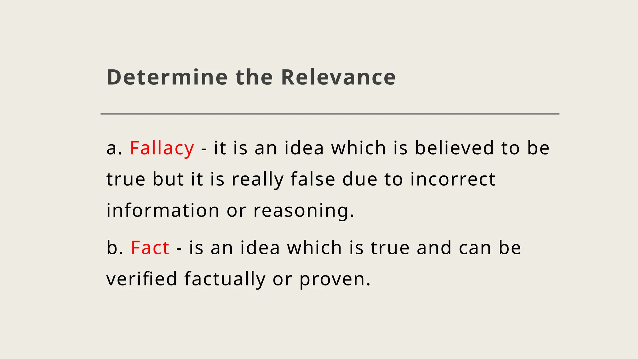 ENGLISH 9. 4th Q lesson 1 judging the relevance and worth of ideas | PPTX