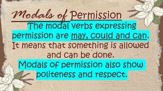 English 9 Quarter 1 Expressing permission, obligation, and prohibition ...