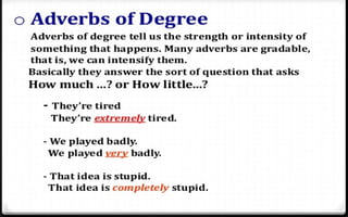 English 9 - Adverbs | PPT