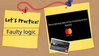 english 9-fallacy---faulty logic, quarter 3 | PPTX