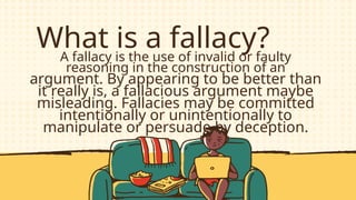english 9-fallacy---faulty logic, quarter 3 | PPTX