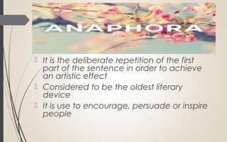 English 9 - Literary Devices | PPT