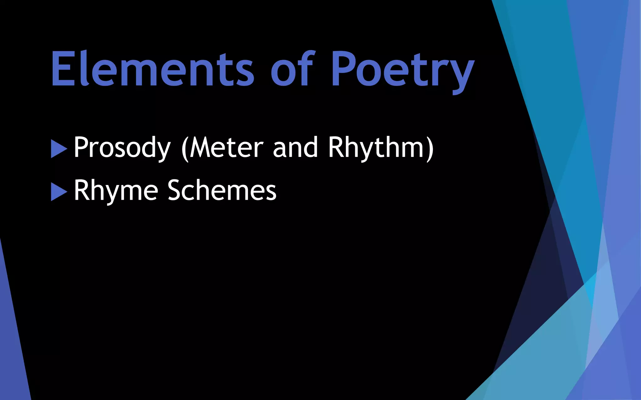 English 9 - Poetry | PPTX