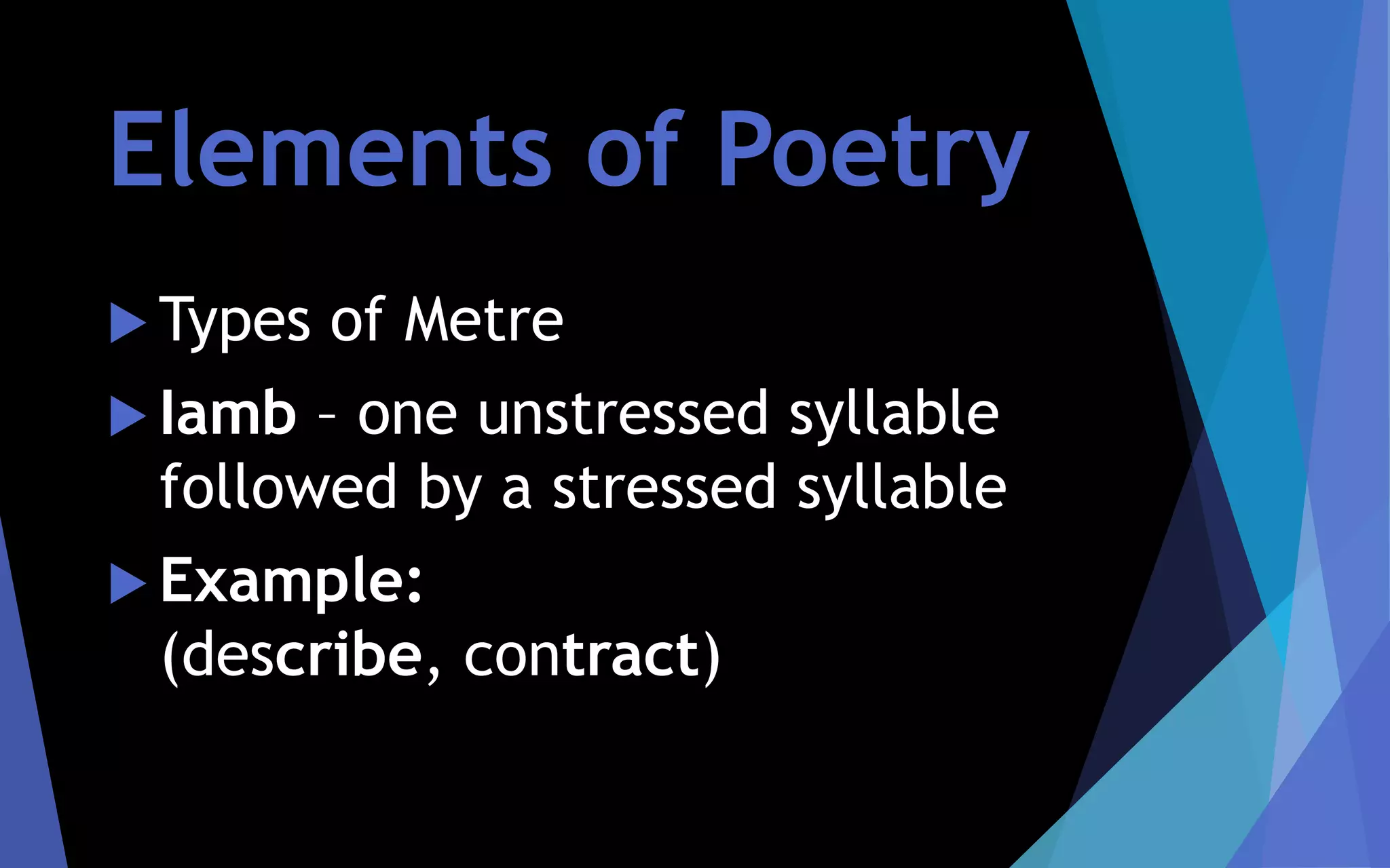 English 9 - Poetry | PPTX