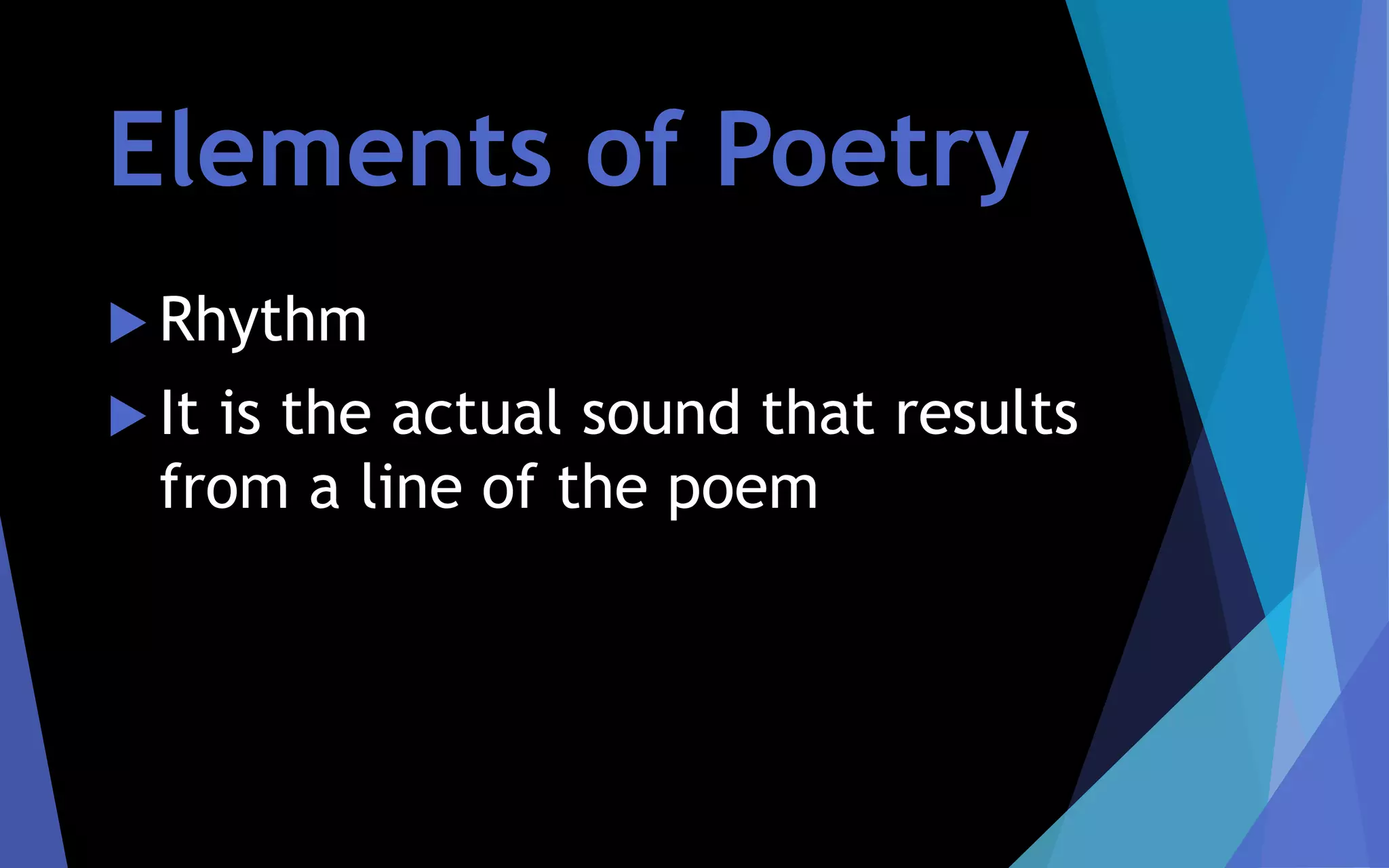 English 9 - Poetry | PPTX