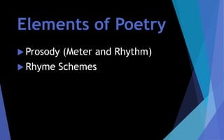 English 9 - Poetry | PPTX