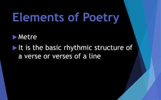 English 9 - Poetry | PPTX