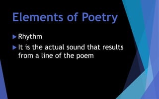 English 9 - Poetry | PPTX