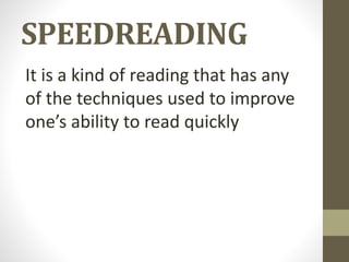 English 9 - Reading Strategies | PPTX