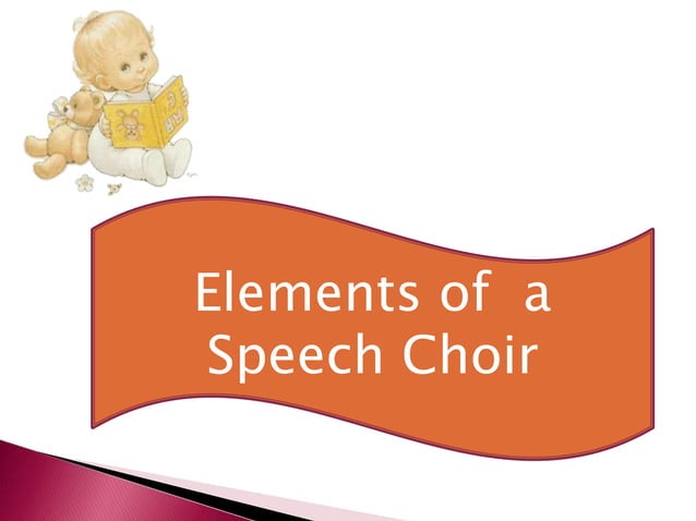 English 9 - Speech Choir definition, elements and tips.pptx | Music ...