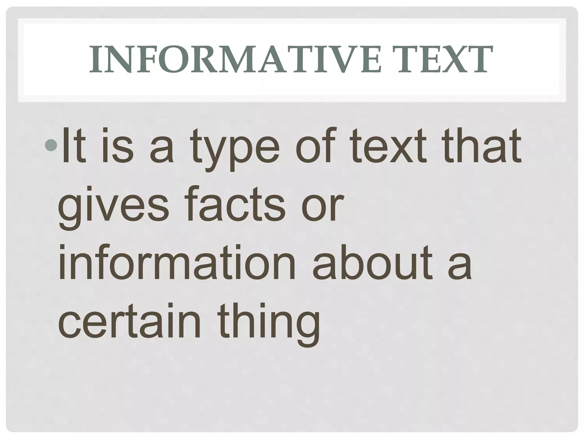 English 9 - Text Types | PPTX