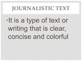 English 9 - Text Types | PPTX