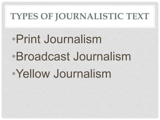 English 9 - Text Types | PPTX