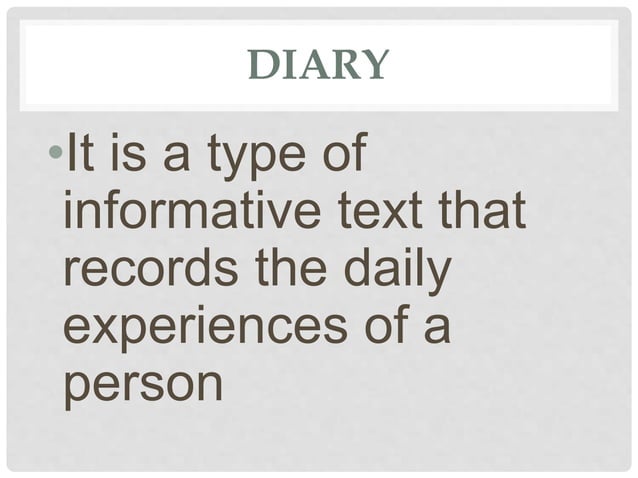 English 9 - Text Types | PPTX