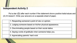 English 9 Analyze literature as a means of understanding unchanging ...