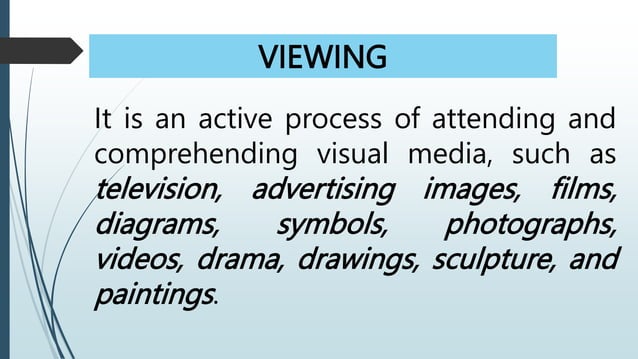 ENGLISH 9 LESSON 3 _VIEWING_STEPS OF VIEWING.pptx | Internet | Computing