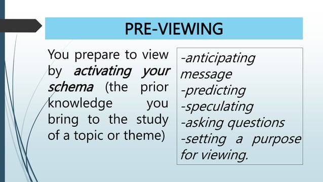 ENGLISH 9 LESSON 3 _VIEWING_STEPS OF VIEWING.pptx | Internet | Computing