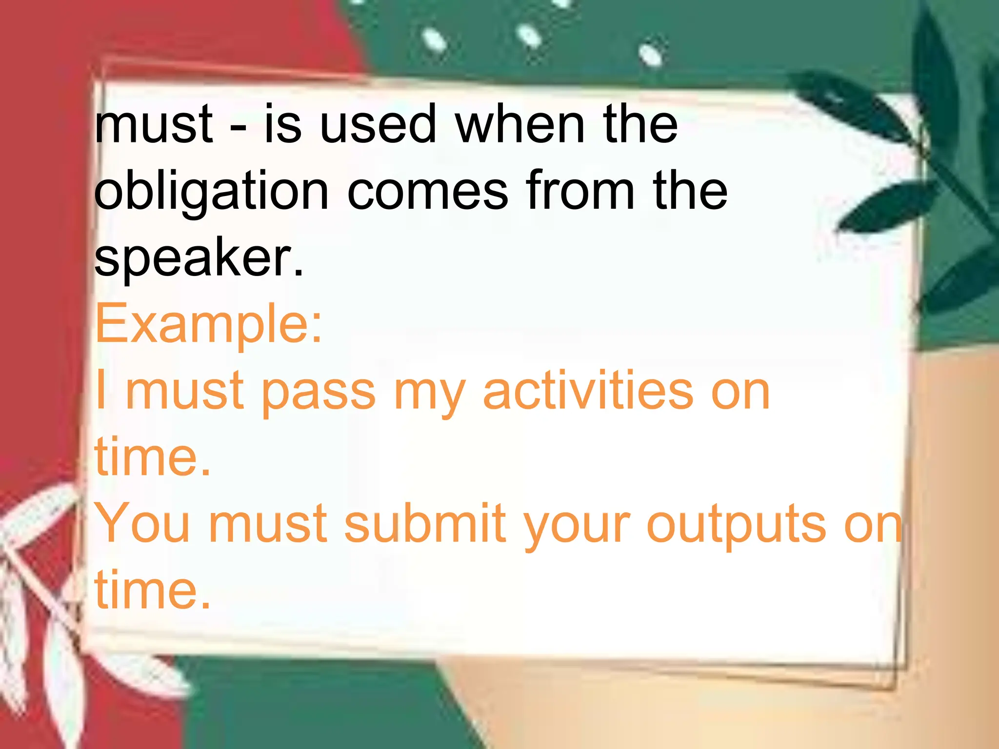 english 9 Quarter 1 Week 1 Modals and its Uses | PPTX