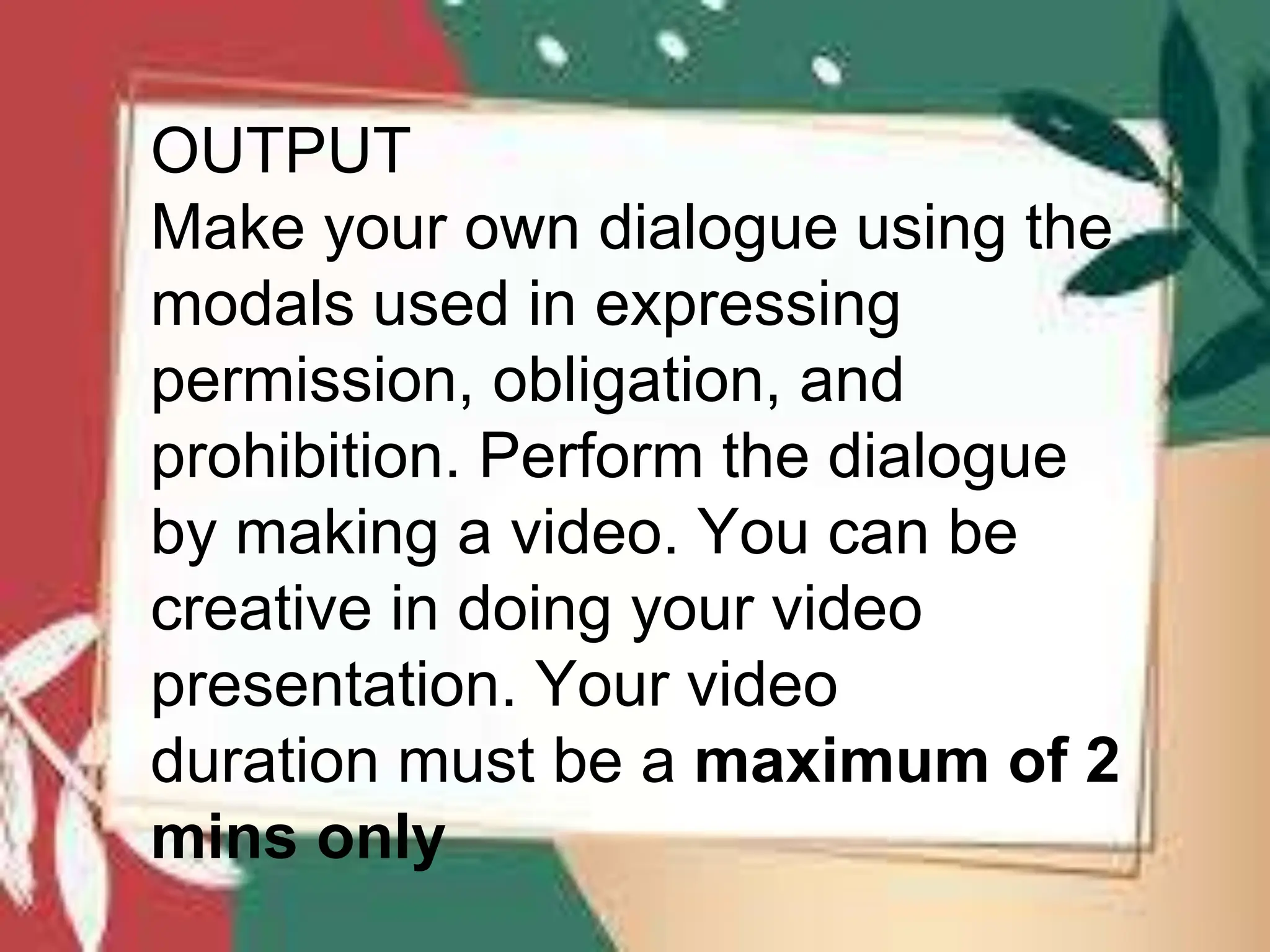 english 9 Quarter 1 Week 1 Modals and its Uses | PPTX