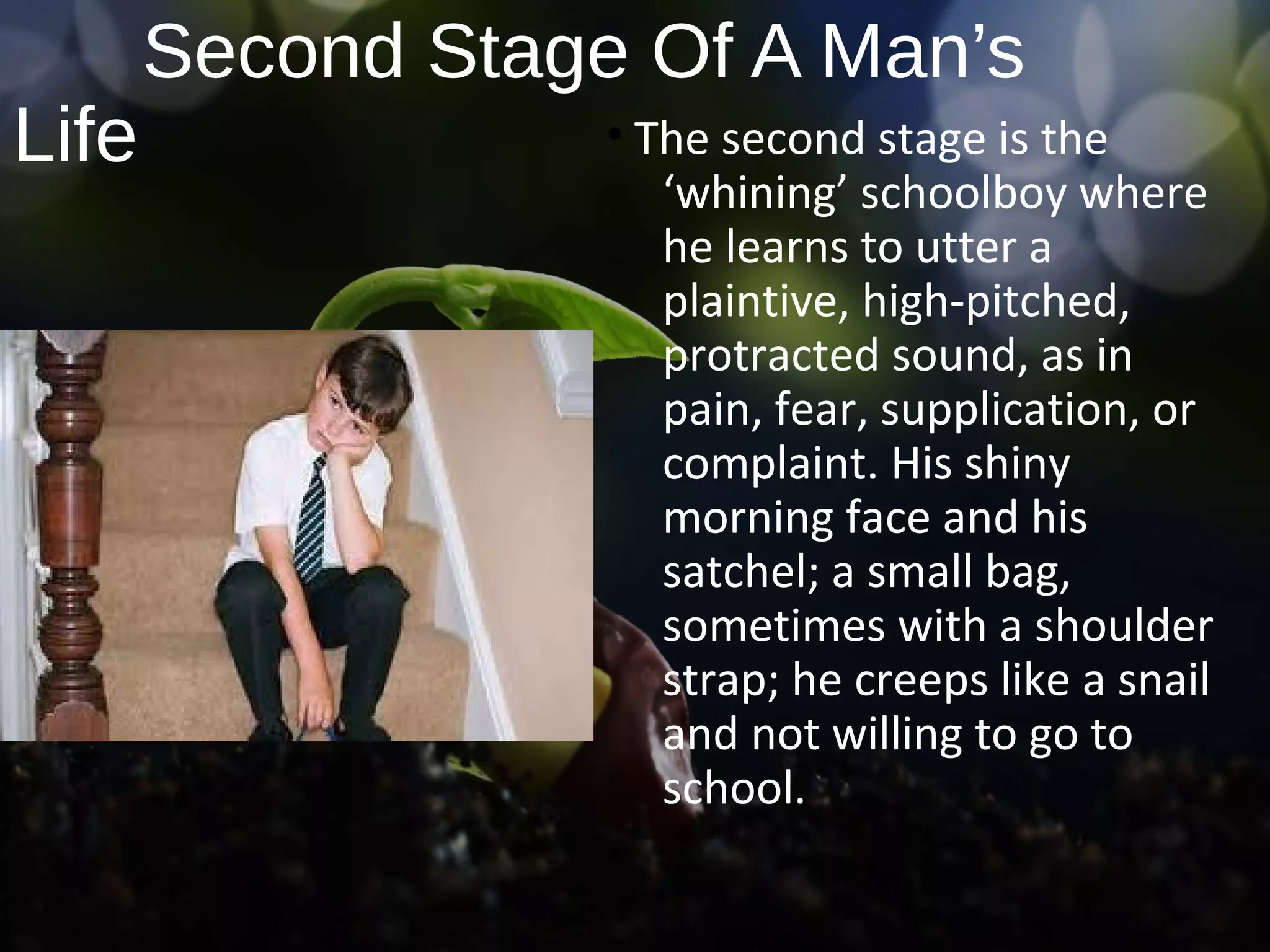 English 9 seven ages of man | ODP