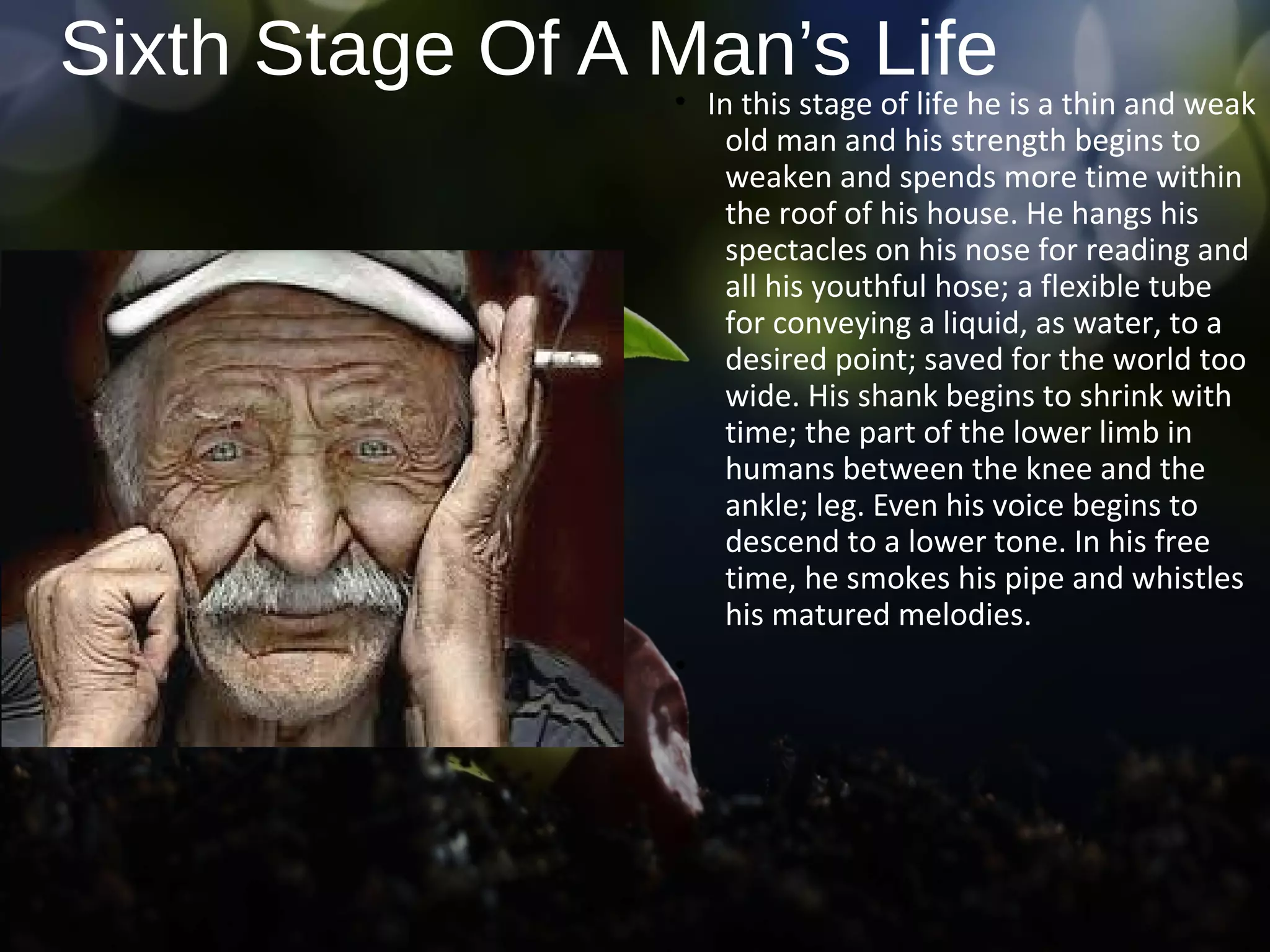 English 9 seven ages of man | ODP