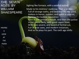 English 9 seven ages of man | ODP