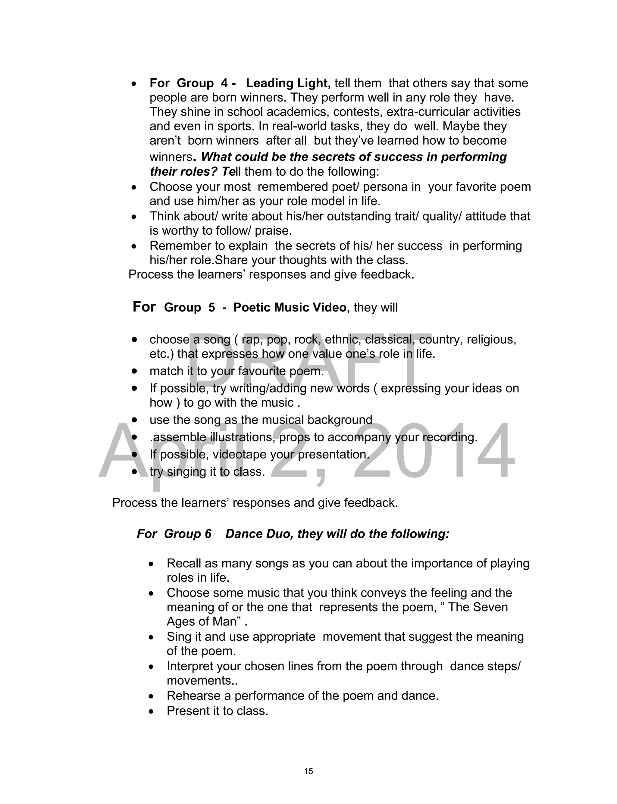 ENGLISH 9 Teacher's Guide | PDF