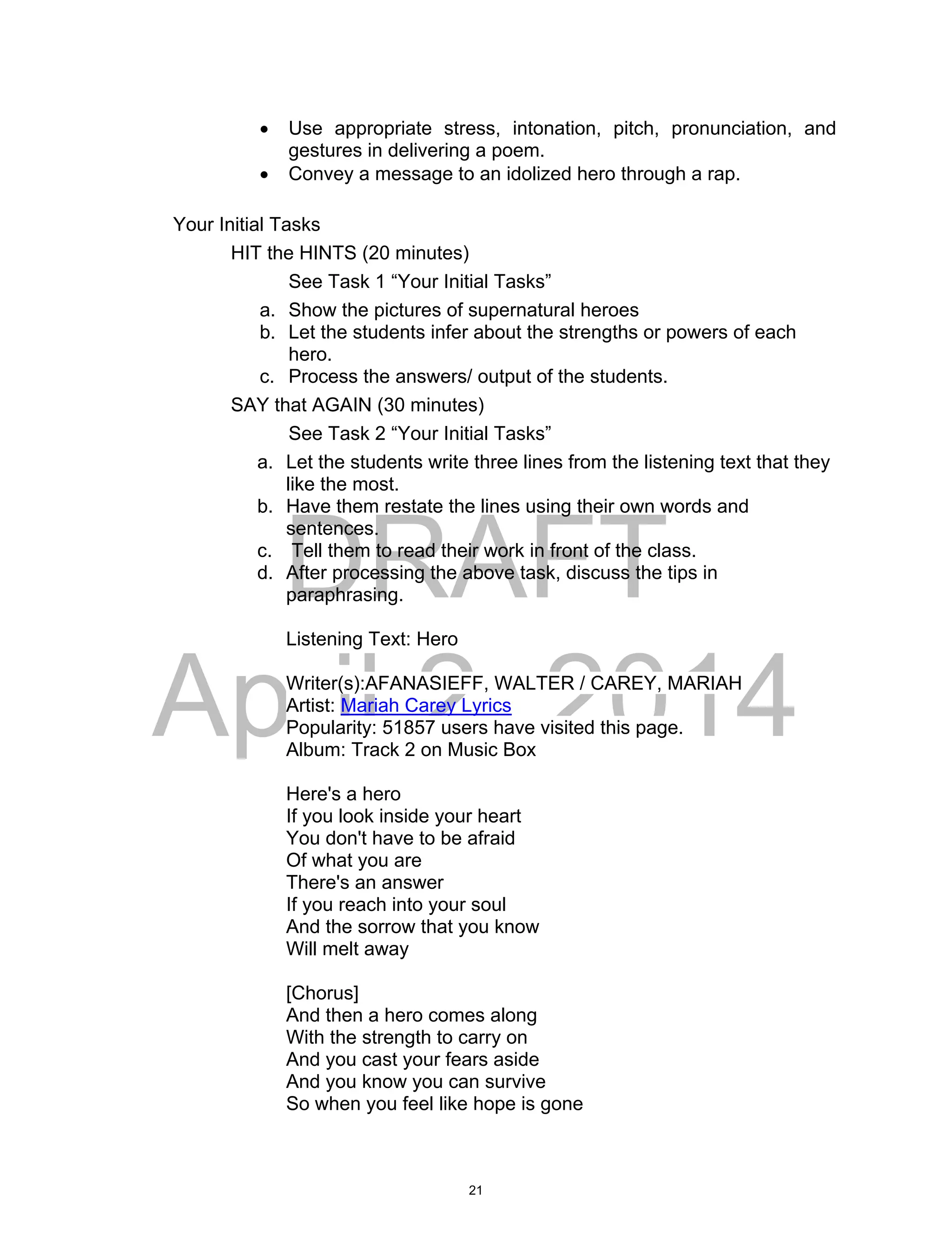 ENGLISH 9 Teacher's Guide | PDF