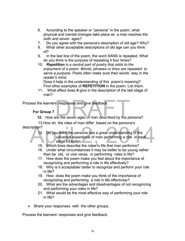 ENGLISH 9 Teacher's Guide | PDF