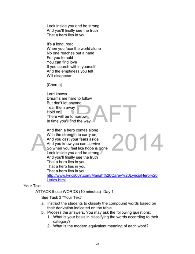 ENGLISH 9 Teacher's Guide | PDF