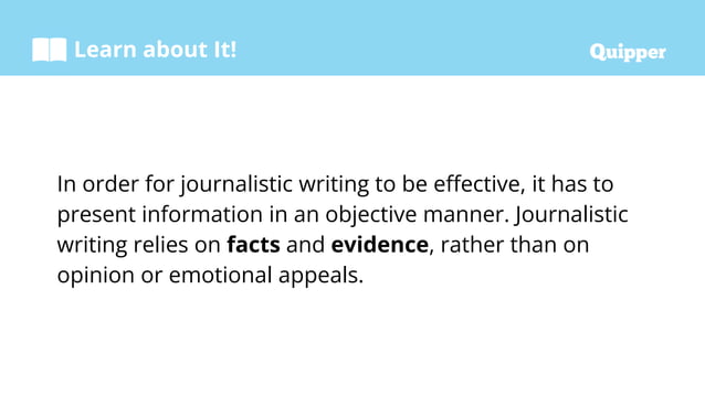 English 9_Unit 2_Lesson 2_Journalistic Writing.pptx | Education