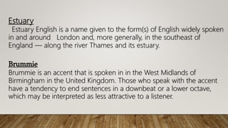English accents1 | PPTX