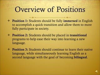 English acqusition programs final | PPT