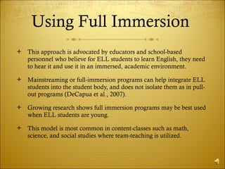 English acqusition programs final | PPT