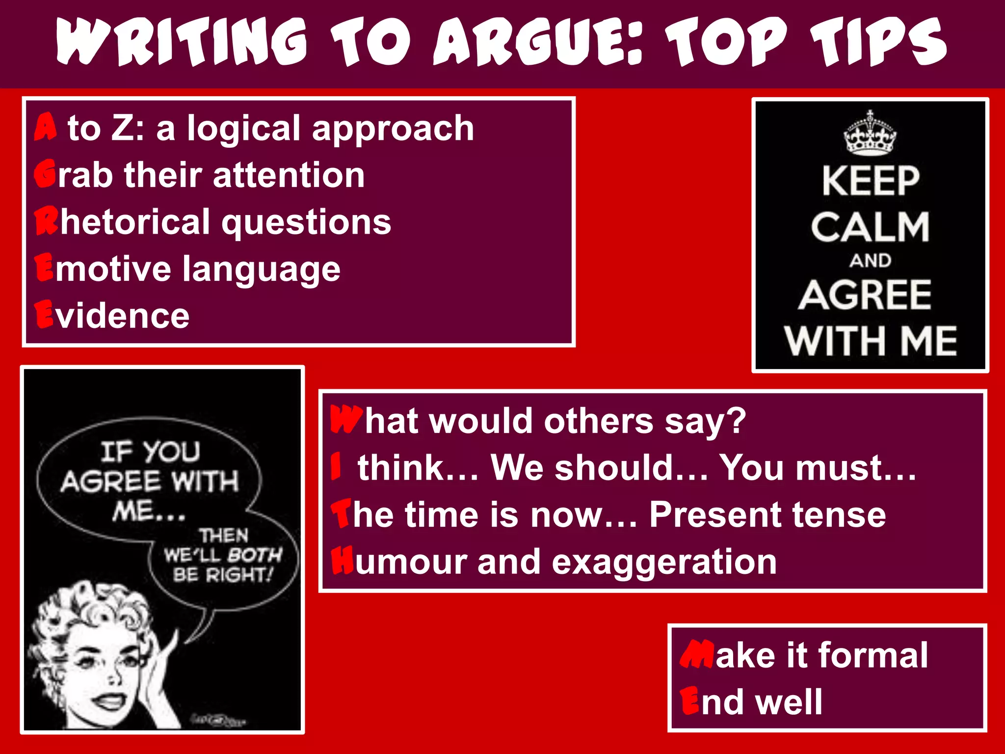 English acronym mnemonic posters | PPTX