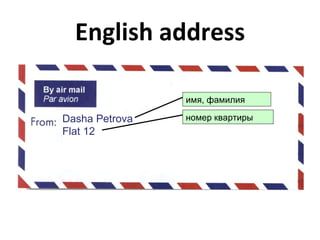 English address | PPT