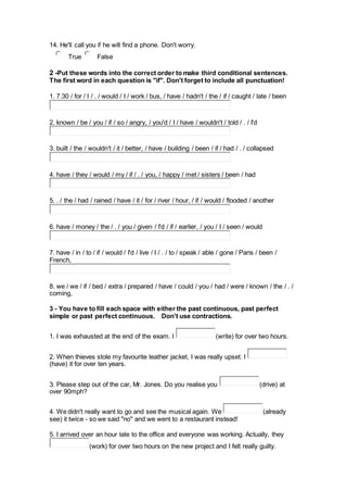 English advanced Review | PDF