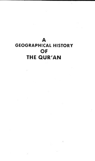 English a geographical_history_of_the_quran | PDF