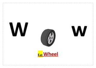 English alphabet flashcards for young students | PDF