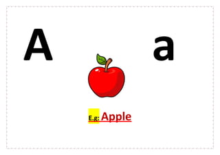 English alphabet flashcards for young students | PDF