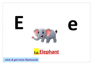 English alphabet flashcards for young students | PDF