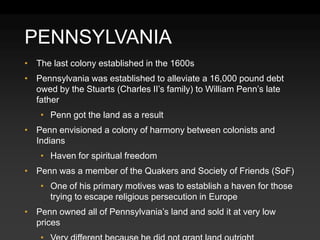 English America 1660-1750 | PPT