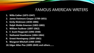 ENGLISH AND AMERICAN LITERATURE | PPTX