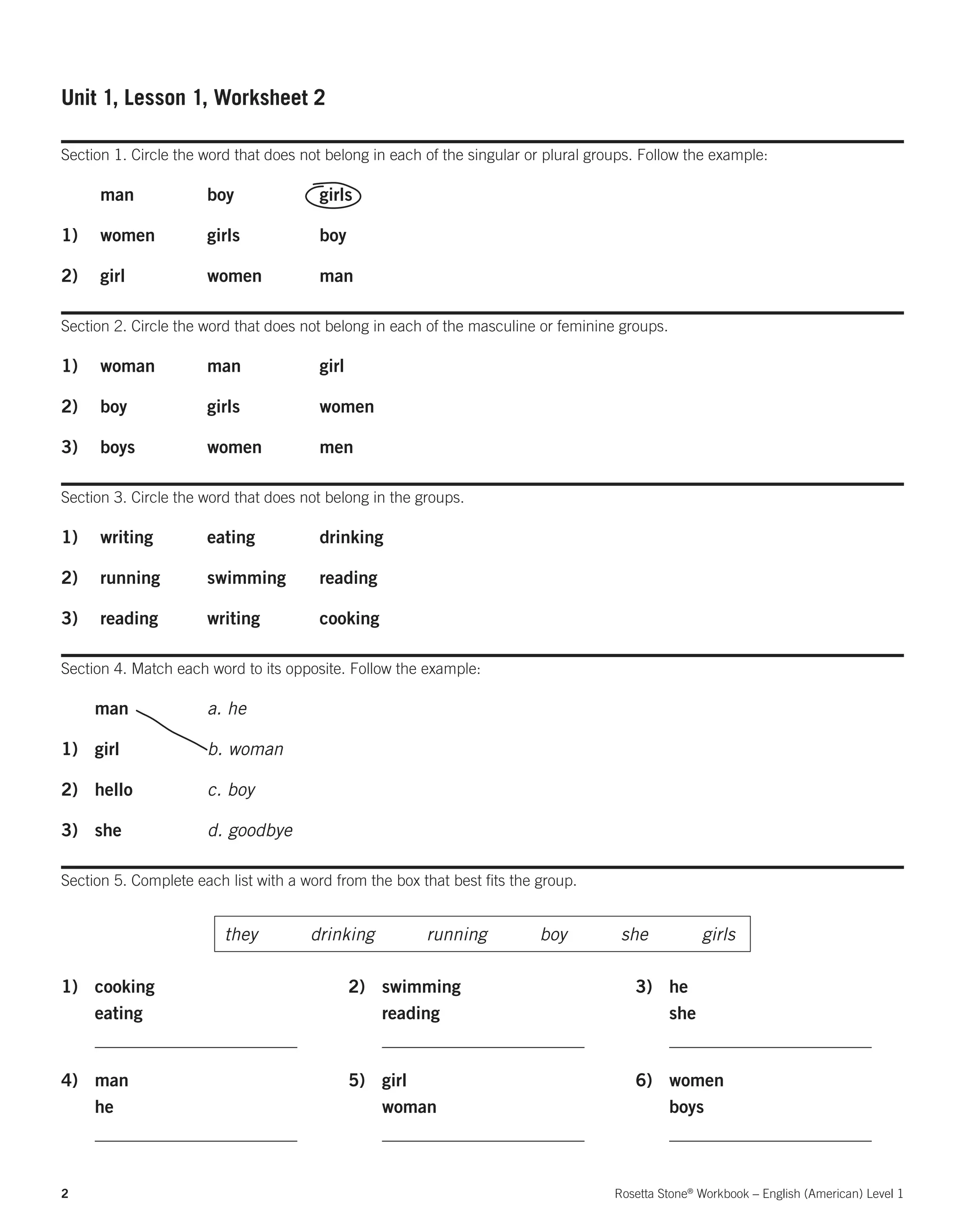 English (american) level_1_-_student_workbook | PDF
