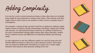 English Analysing Themes and Ideas Presentation Beige Pink Lined Style.pptx