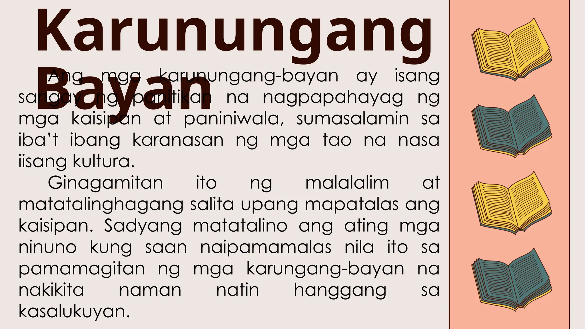 KARUNUNGANG BAYAN FILIPINO 7 QUARTER 1 WEEK 2 | PPTX