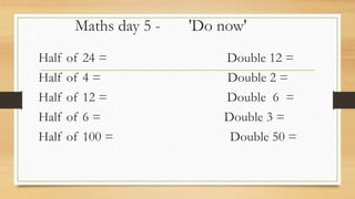 English and maths home learning | PPT