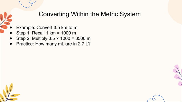 English and Metric Systems Measurement, Problem Solving, and ...