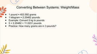 English and Metric Systems Measurement, Problem Solving, and ...